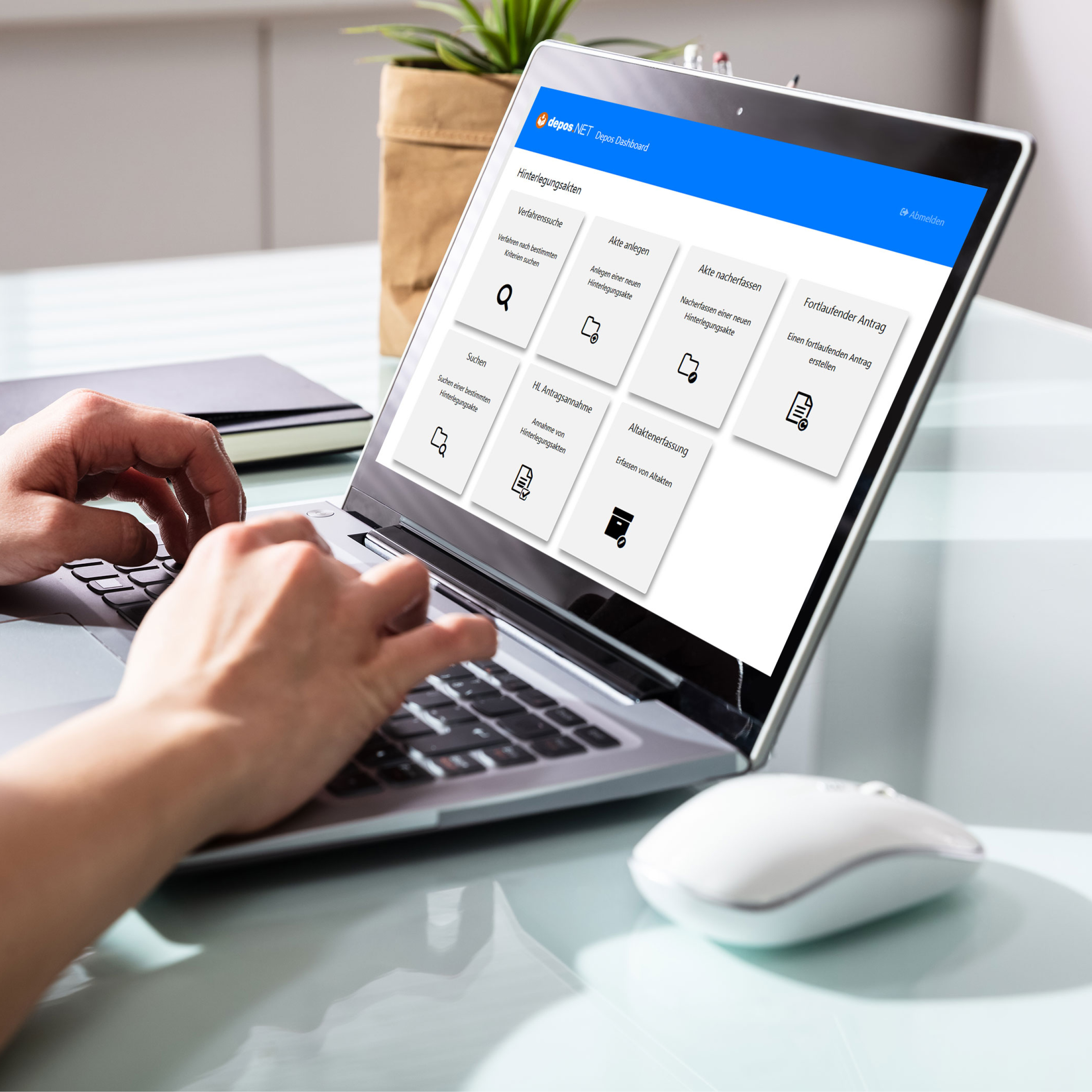 Webanwendung depos.NET zur gerichtlichen Geld- und Werthinterlegung ...